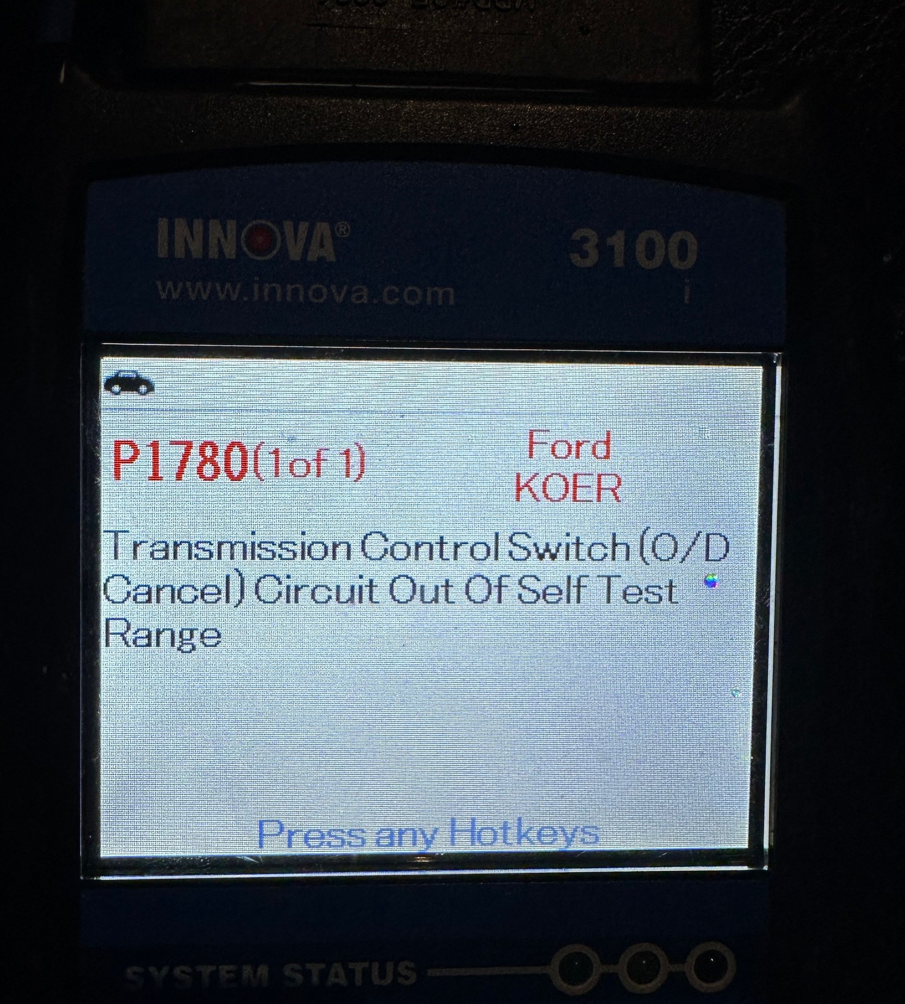 Code P1780 - Ford F150 Forum - Community of Ford Truck Fans