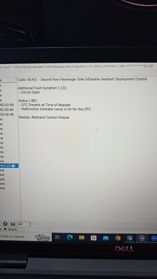 Invalid data received from radio transeiver module :BCM code U0559 ...