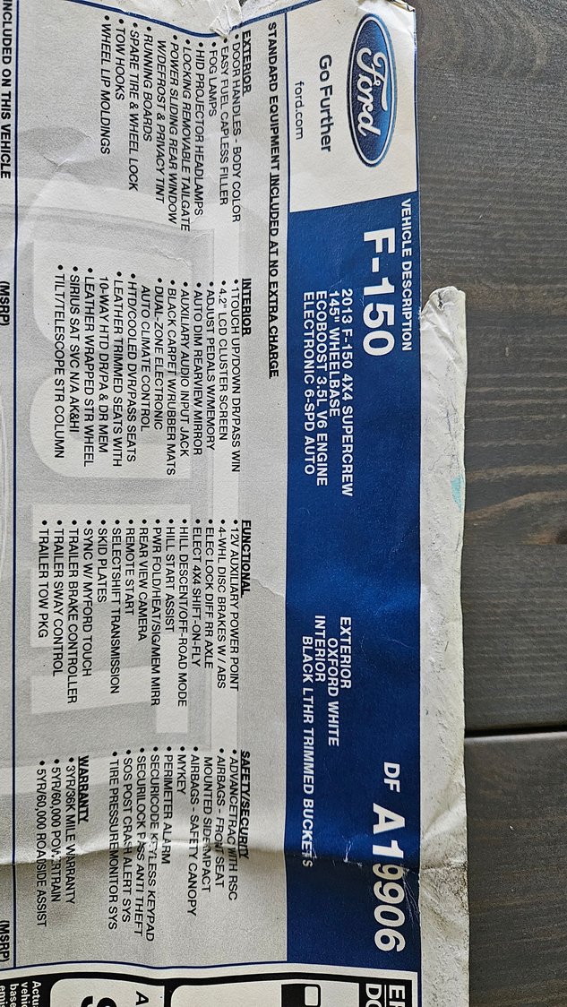 Northwest 2013 Fx4 supercrew Oxford white, 1 owner, clean title. $12,500 - Ford F150 Forum ...