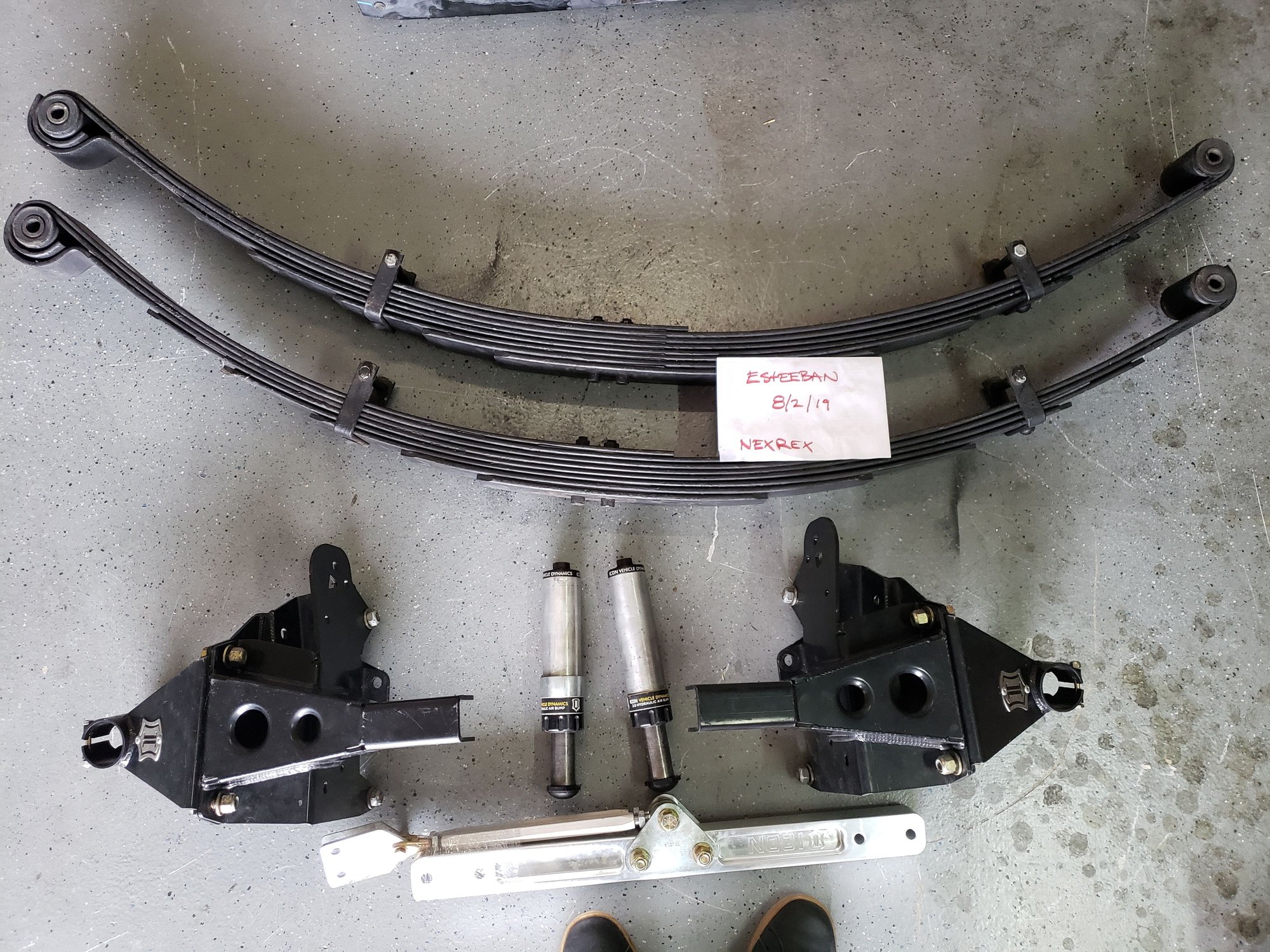 Texas SOLD...ICON RXT Multi-Rate Rear Leaf Springs and Hydraulic ...