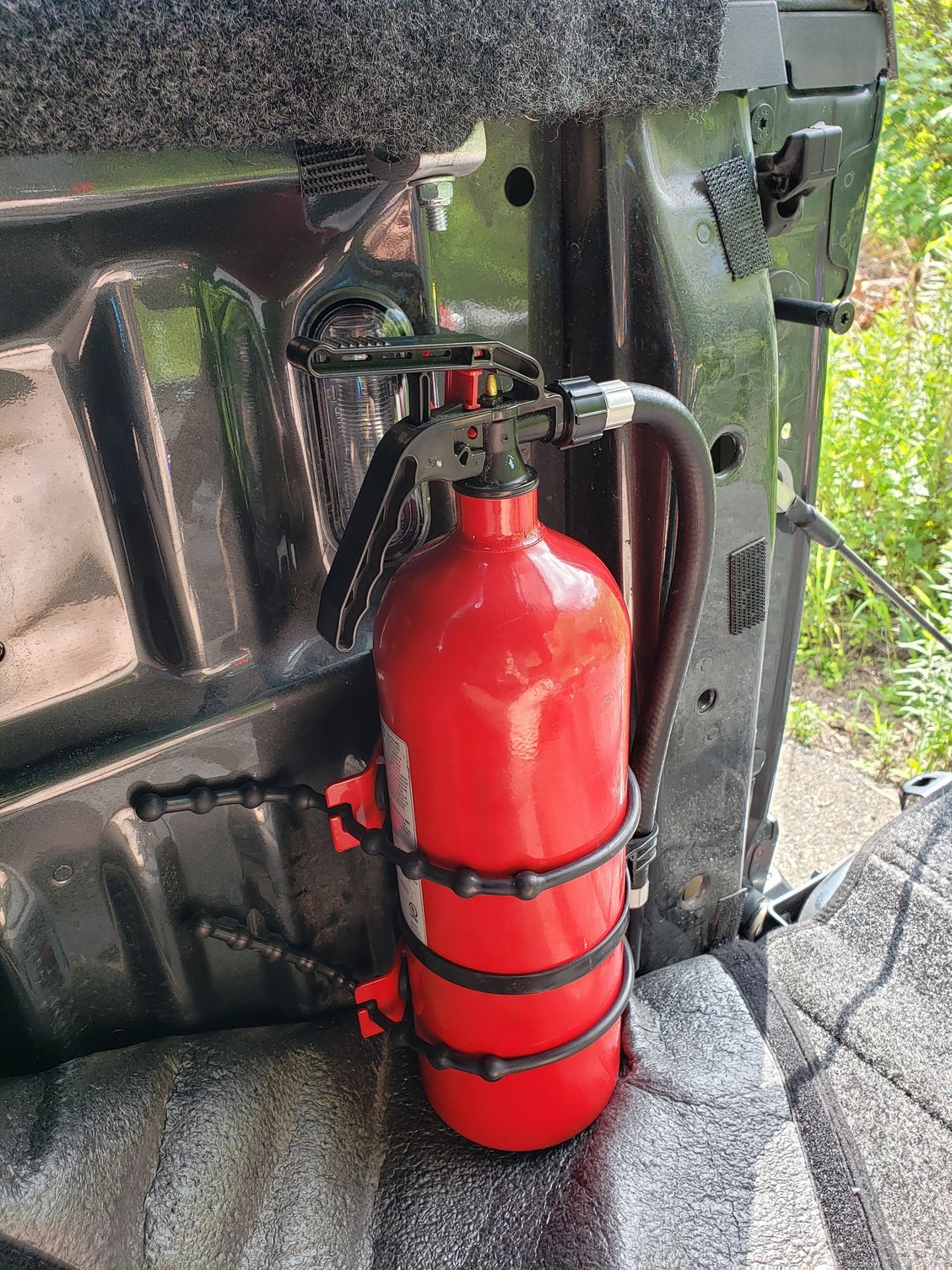Simple Fire Extinguisher Mounting for the 2021+ F-150 - Ford F150 Forum ...