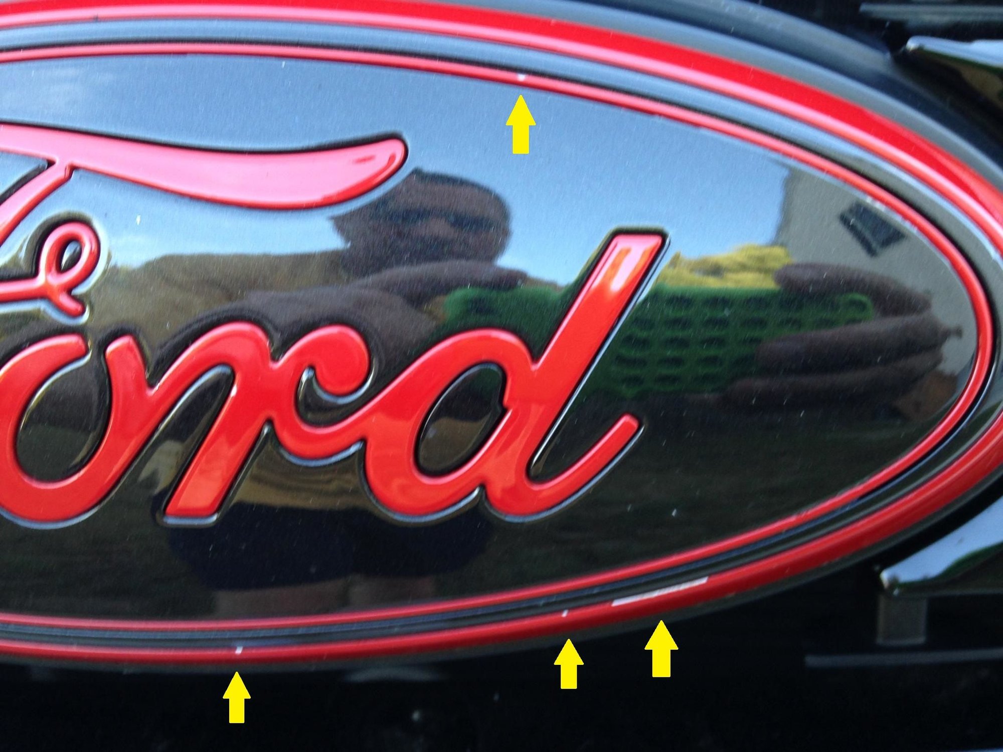 Custom Truck Solutions painted emblems flaking/ 2 month old - Ford F150 ...