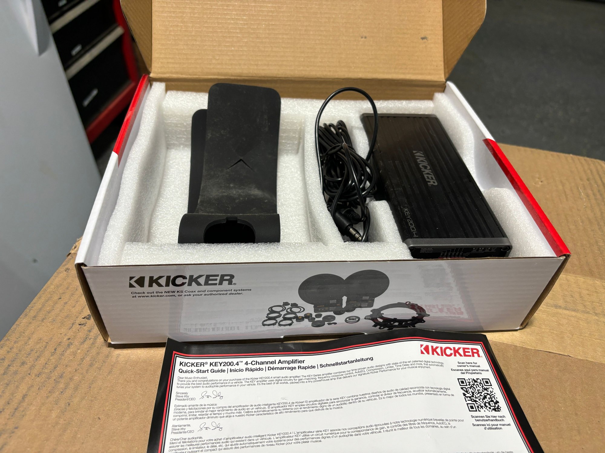 Southeast Kicker Key 200.4 DSP amplifier w/ Ford f150 wiring harness ...