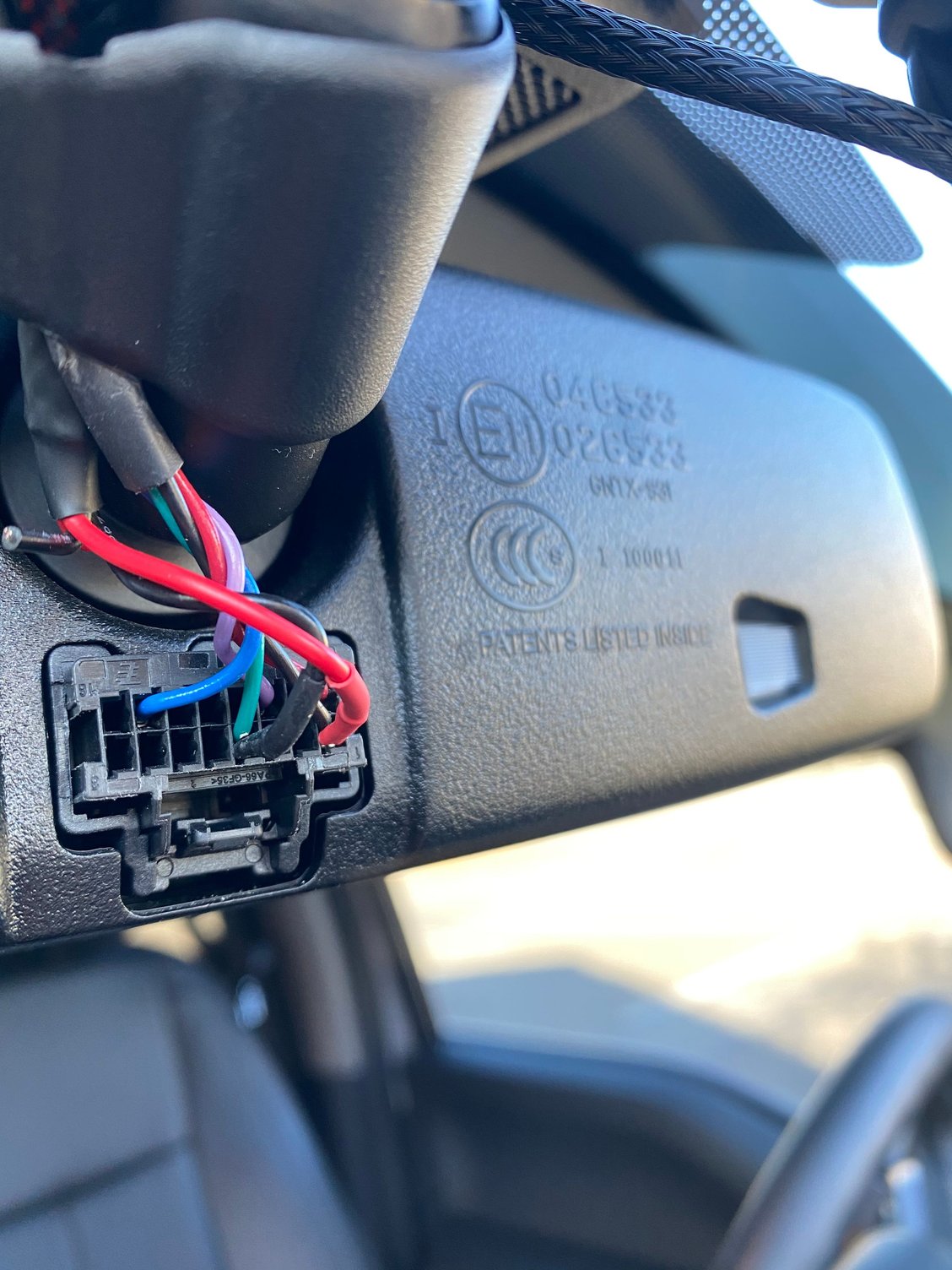 2020 F150-Lariat Rearview Mirror Wiring (for Radar Mirror Tap) - Ford ...