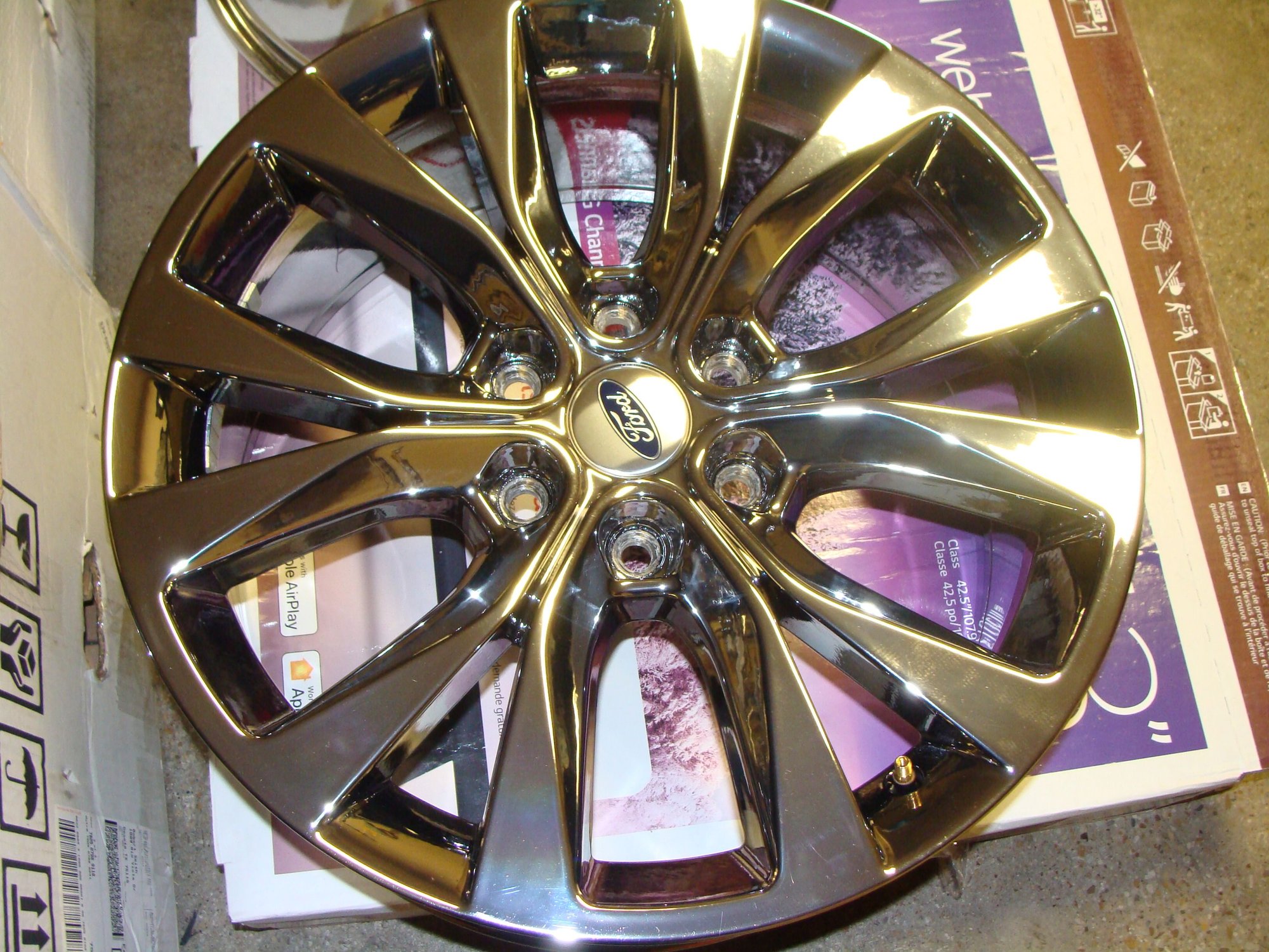 Used F150 2017 Chrome rims. OE Brand Replica 20x8.5 $600 - Ford F150 ...