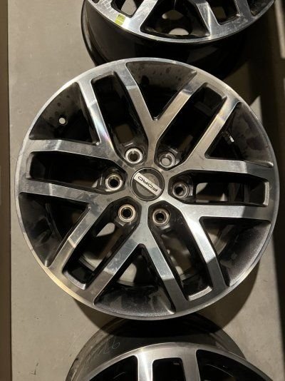 Southwest FS: 2018 Ford Raptor OEM wheels silver machined black wheels ...
