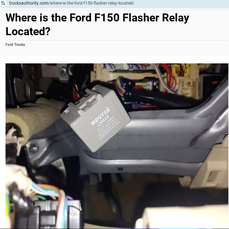 Fast flashing turn signals - Ford F150 Forum - Community of Ford Truck Fans