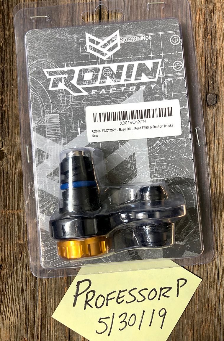 SOLD...FS: NEW Ronin Factory EASY OIL DRAIN F-150 and Raptor - Ford ...