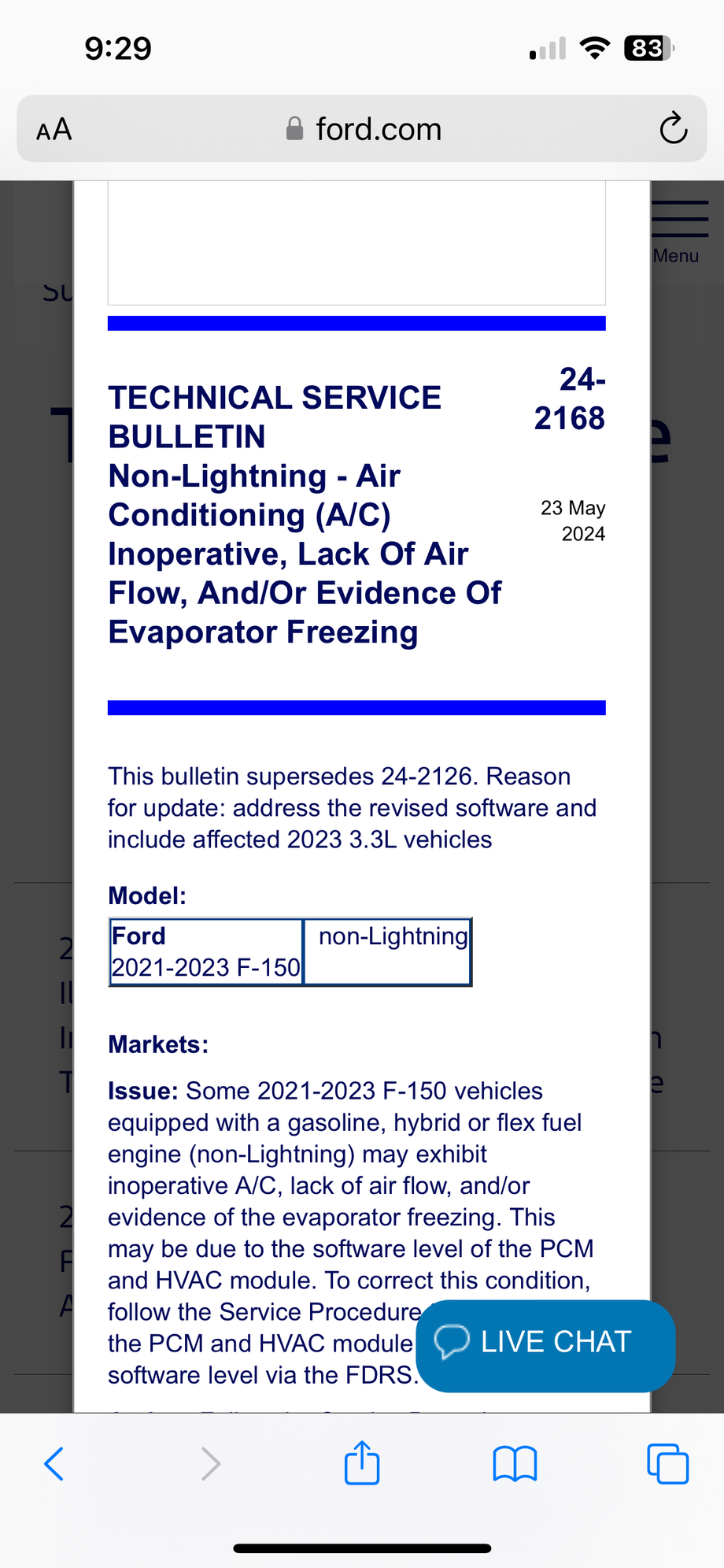 TSB 24-2168 for AC problems? - Page 2 - Ford F150 Forum - Community of Ford Truck Fans