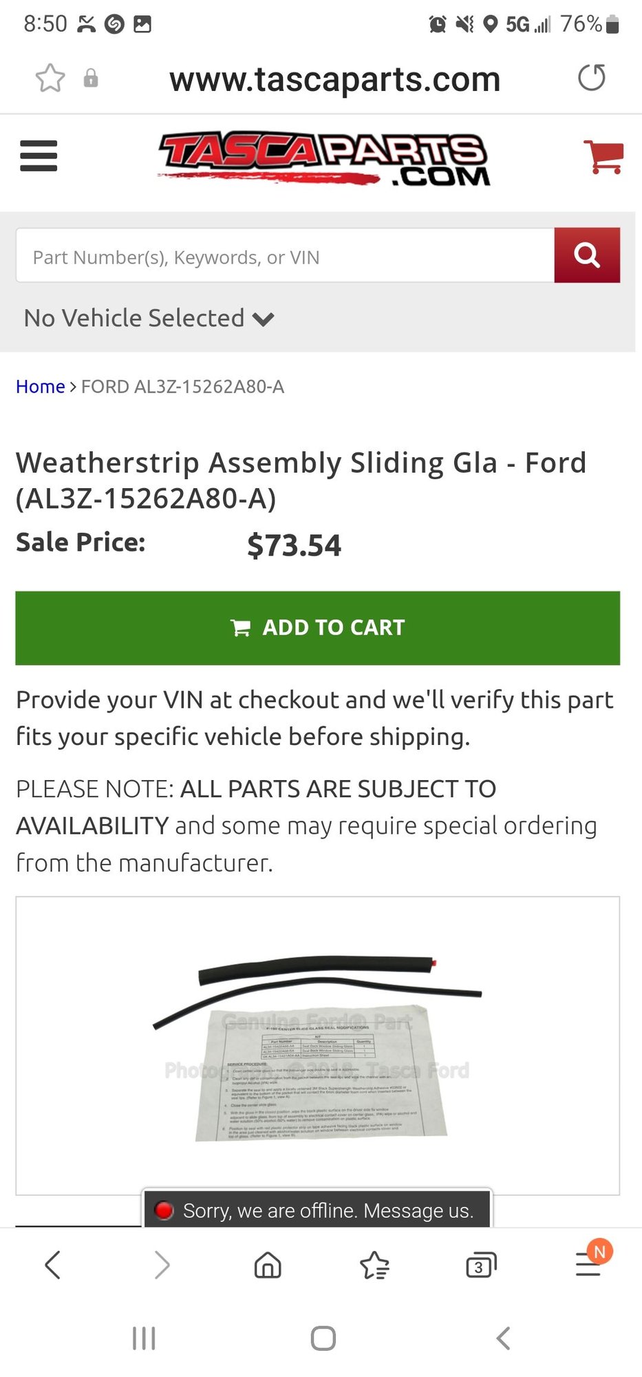 2013 Sliding rear window seal - Ford F150 Forum - Community of Ford ...