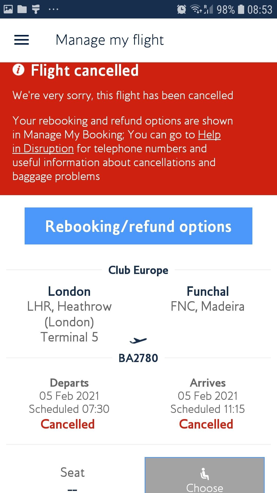 [Formal written] Notice of flight cancellation [for visa renewal ...