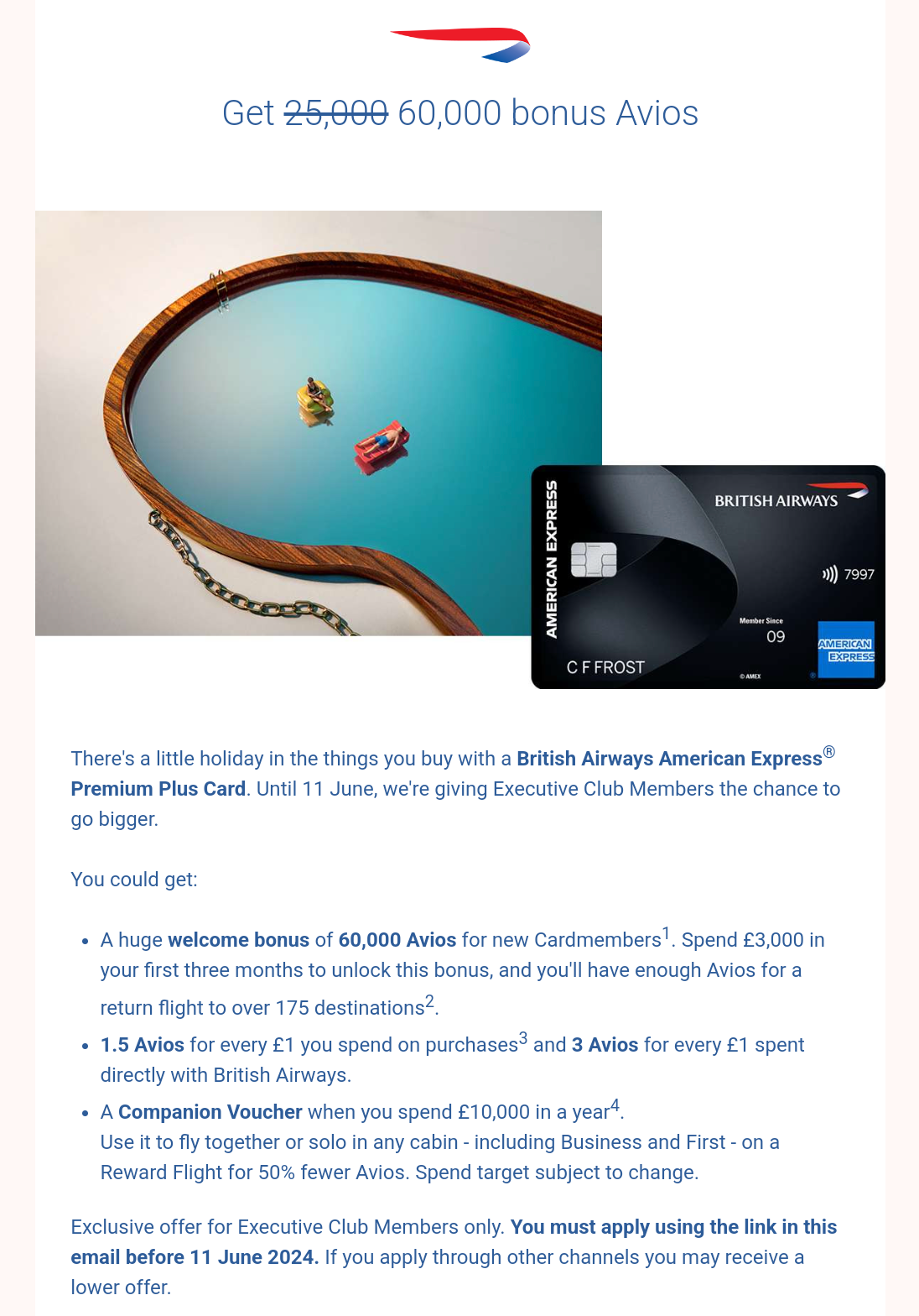 New BA Amex Promotion (Premium Card) - FlyerTalk Forums