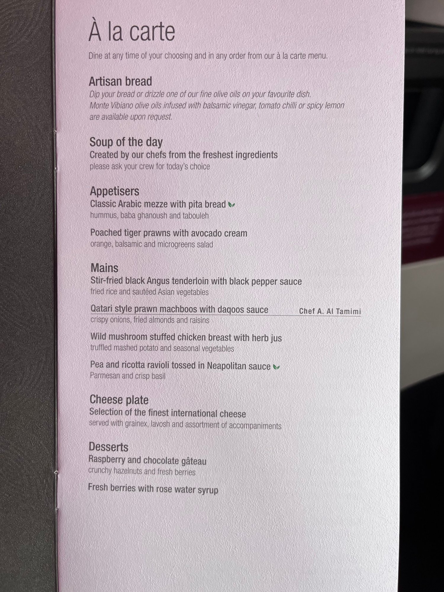 QR J Menus 2023 - Page 24 - FlyerTalk Forums