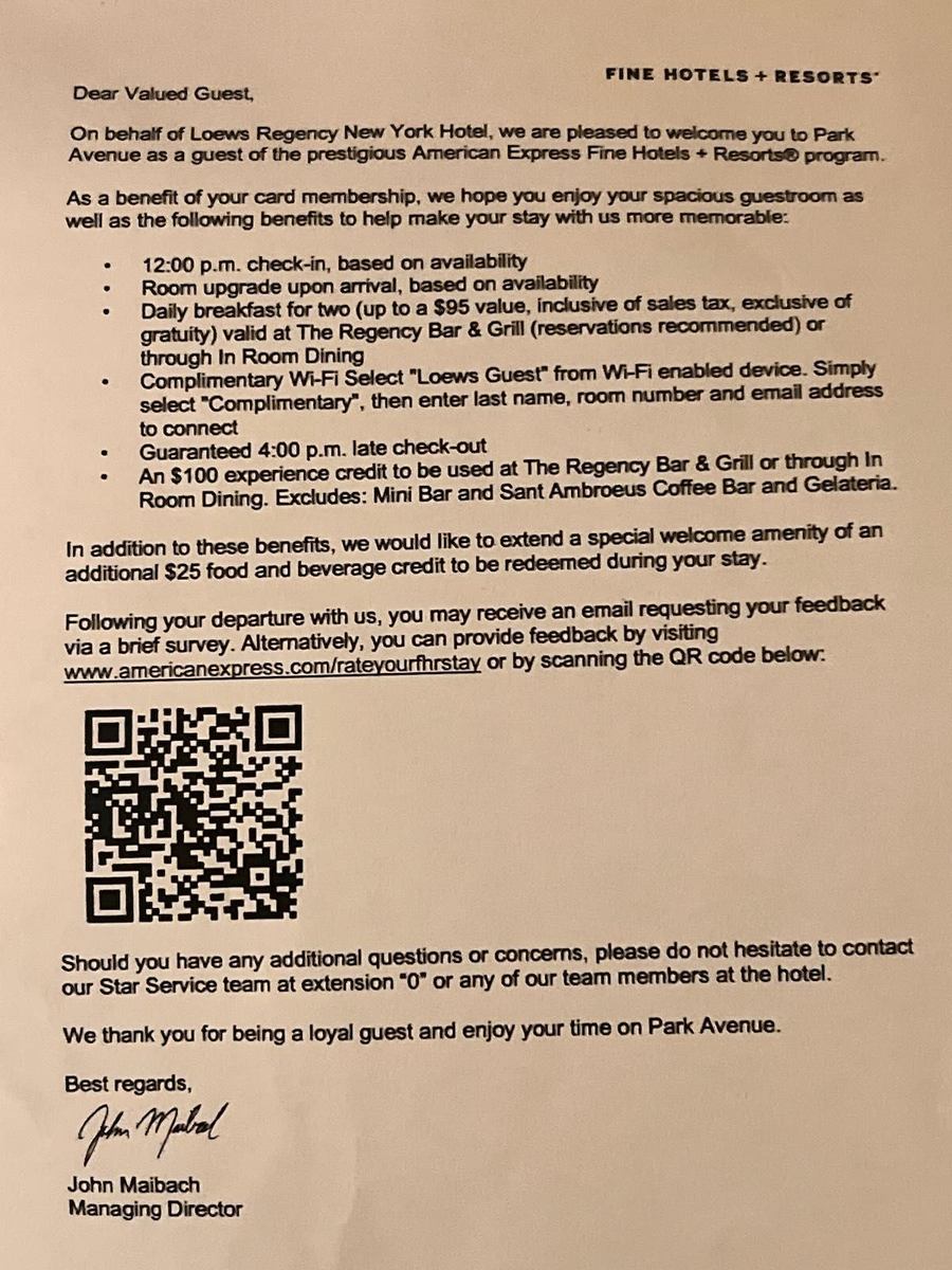 FHR Upgrades and Amenities, except Las Vegas. (2025-) - Page 2 - FlyerTalk Forums