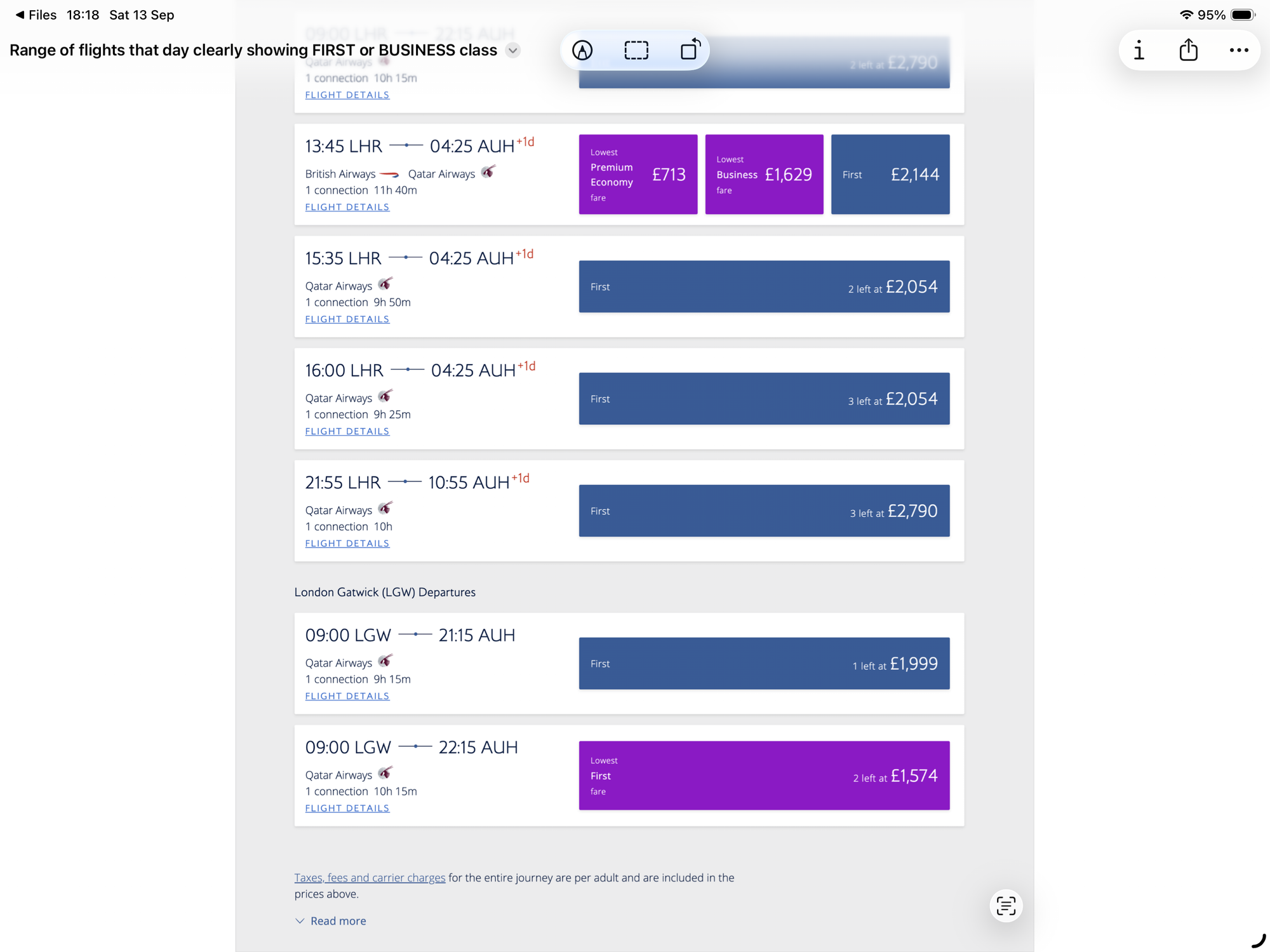 FlyerTalk Forums - Misleading booking information?