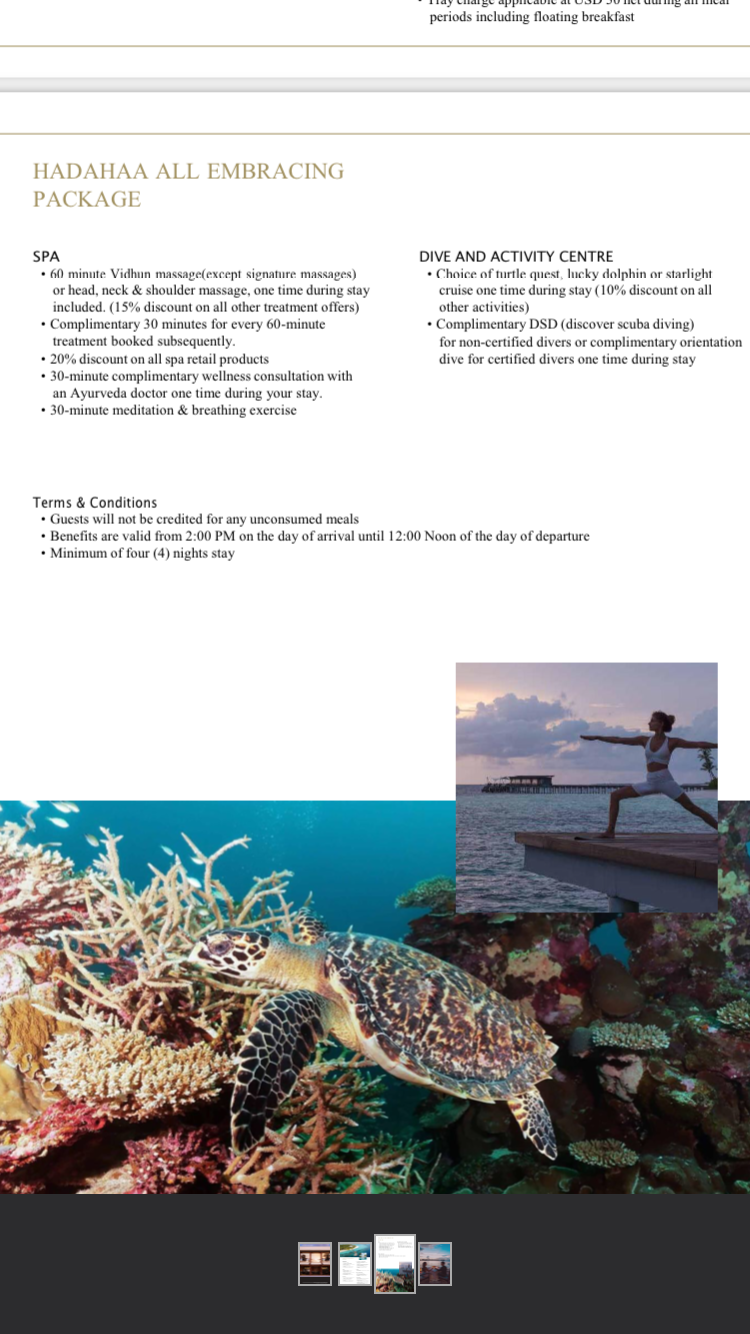 Park Hyatt Maldives REVIEW - MASTER THREAD - Page 299 - FlyerTalk Forums