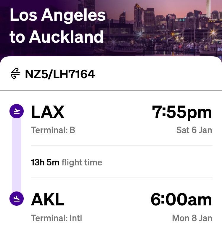 LH ticketed codeshare flight on NZ - discrepency in flight details ...