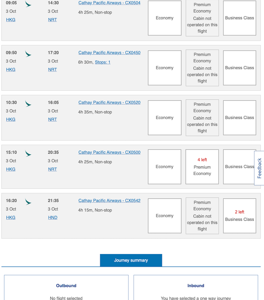 CX redemption - FlyerTalk Forums