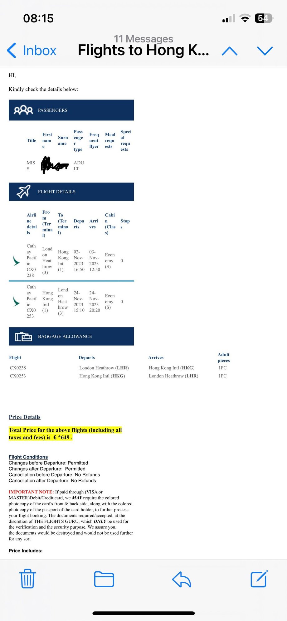 Booking reference but no E-Ticket - Page 2 - FlyerTalk Forums