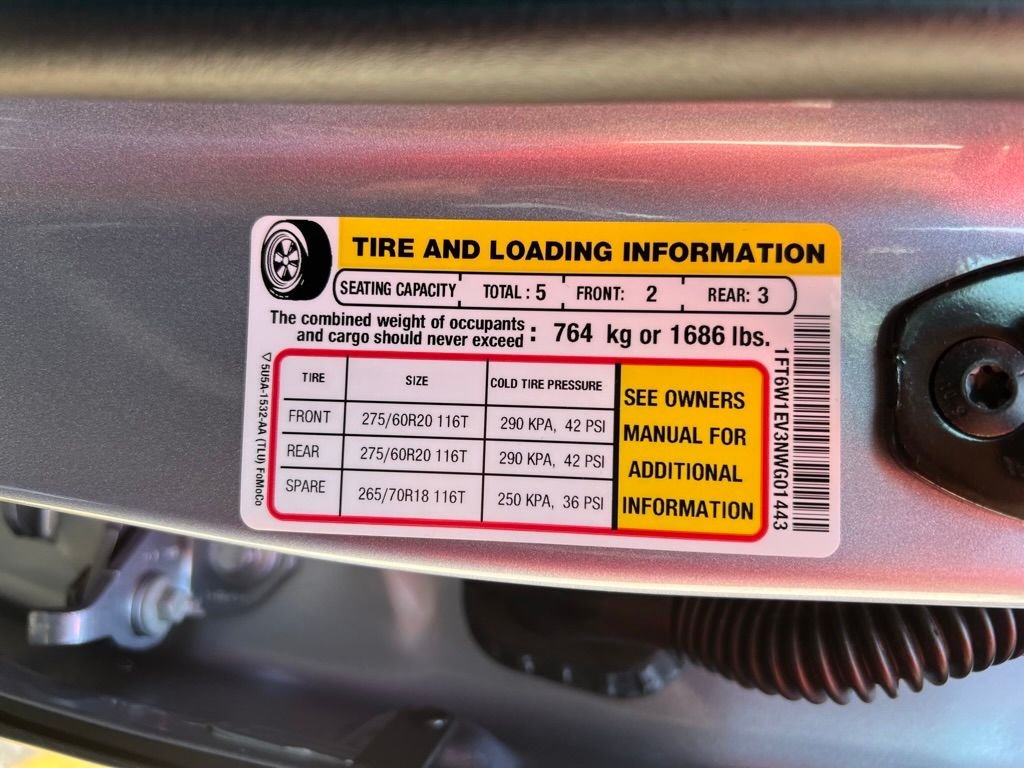 Threads with High Trim Payload Stickers - Ford Truck Enthusiasts Forums