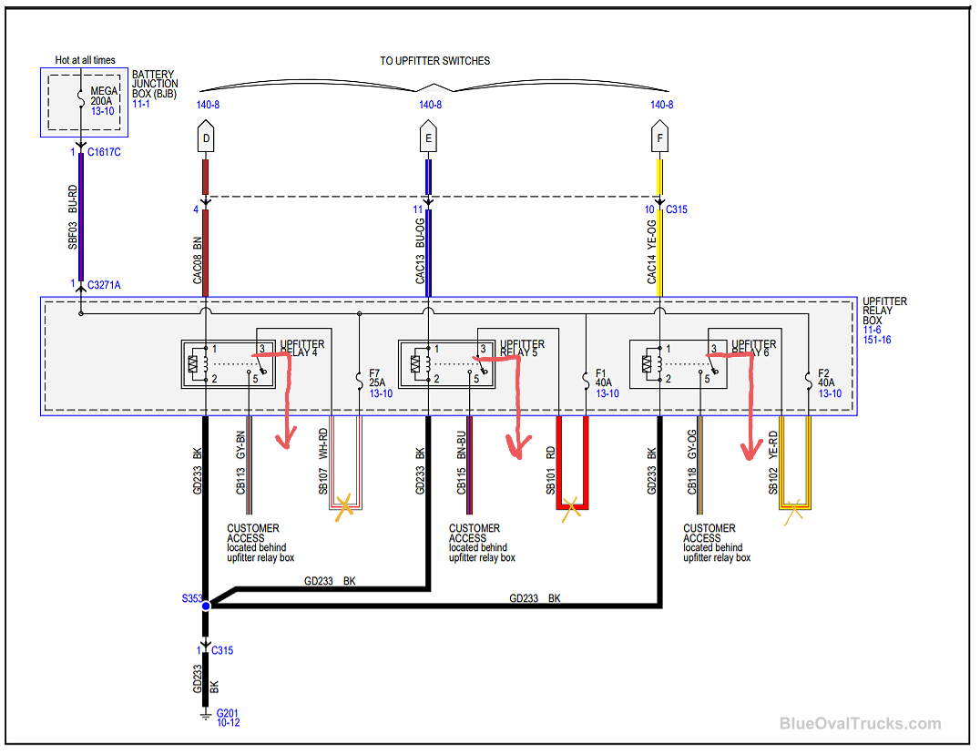 Converting your Upfitter relay to a 5 pin (relay with normally closed ...