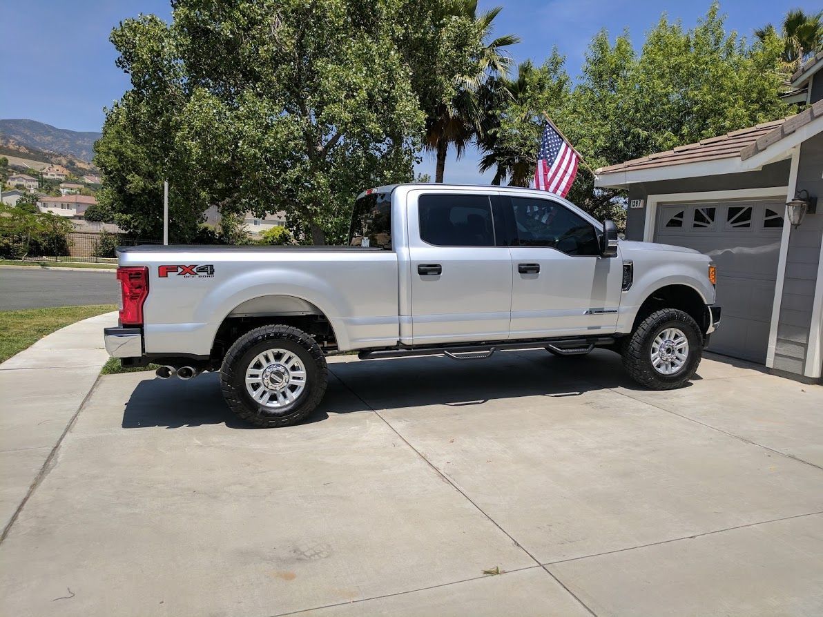 2017/2018 F250 XLT leveled w/ 35's on 18" rims - Ford Truck Enthusiasts ...