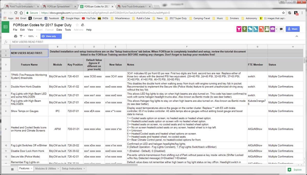 2017-2019 Super Duty FORScan Spreadsheet - Page 187 - Ford Truck ...