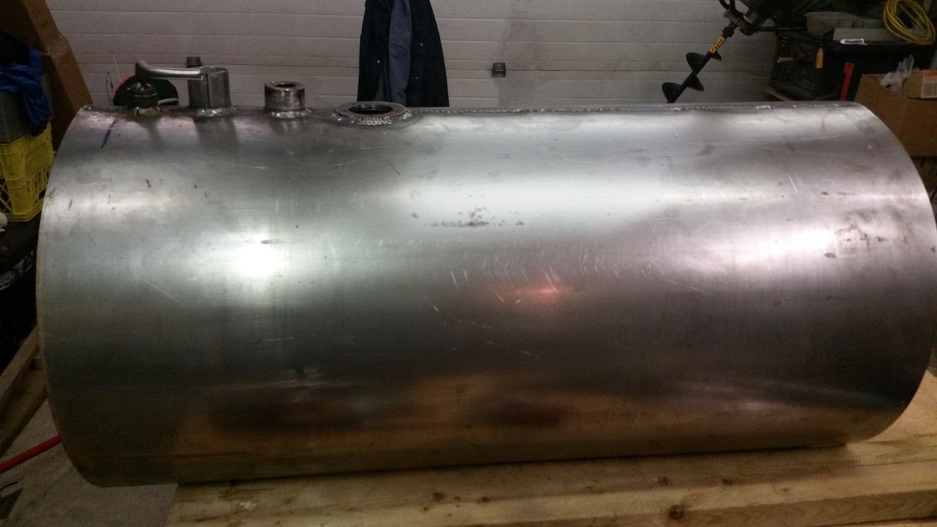 Building a fuel tank to go inside an oak whiskey keg - Ford Truck ...
