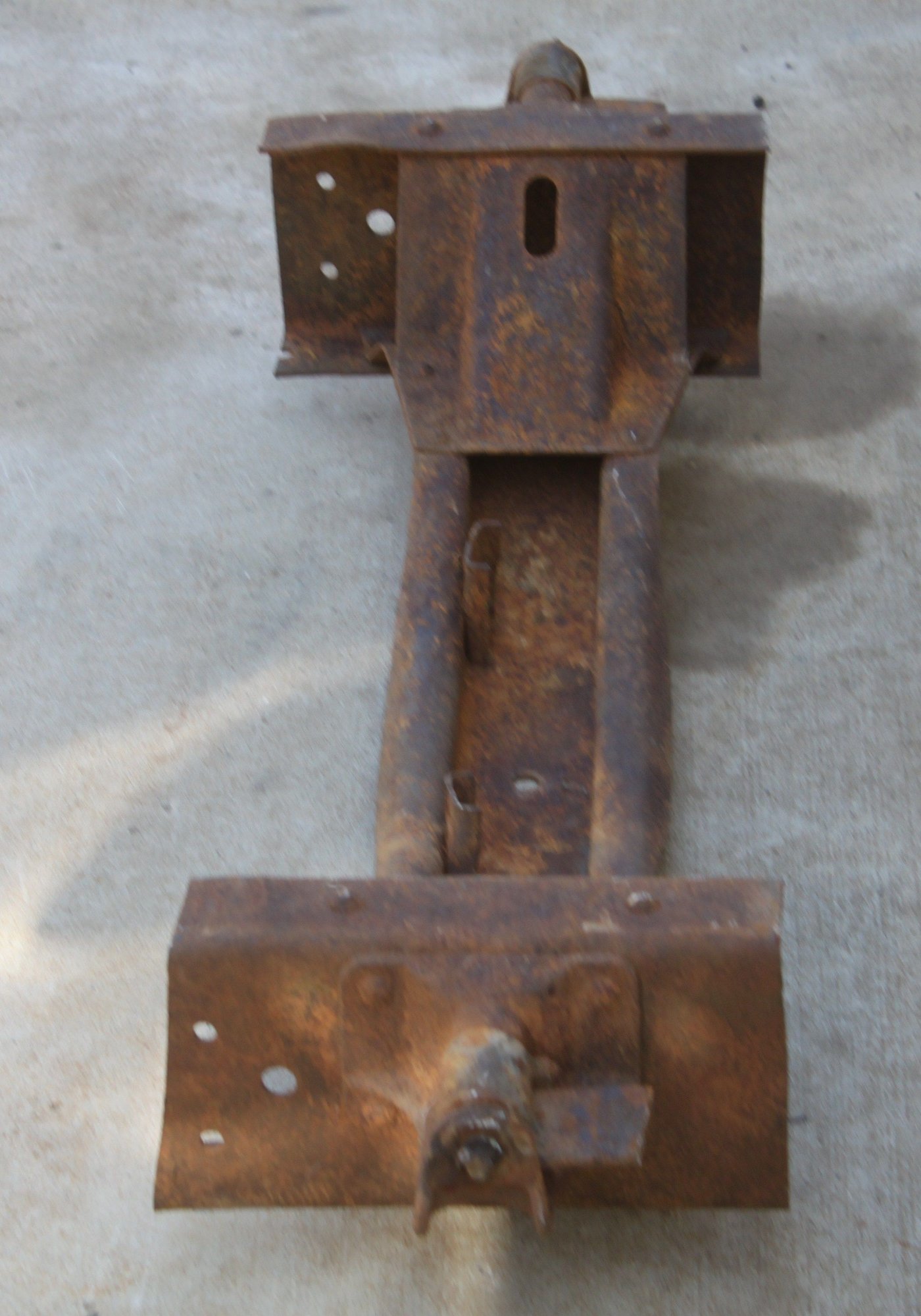 53-56 F100 Rear Spring Front Hanger Frame crossmember - Ford Truck ...