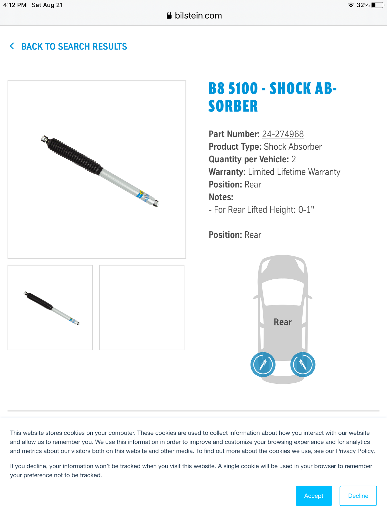 Bilstein 5100 shocks - Ford Truck Enthusiasts Forums