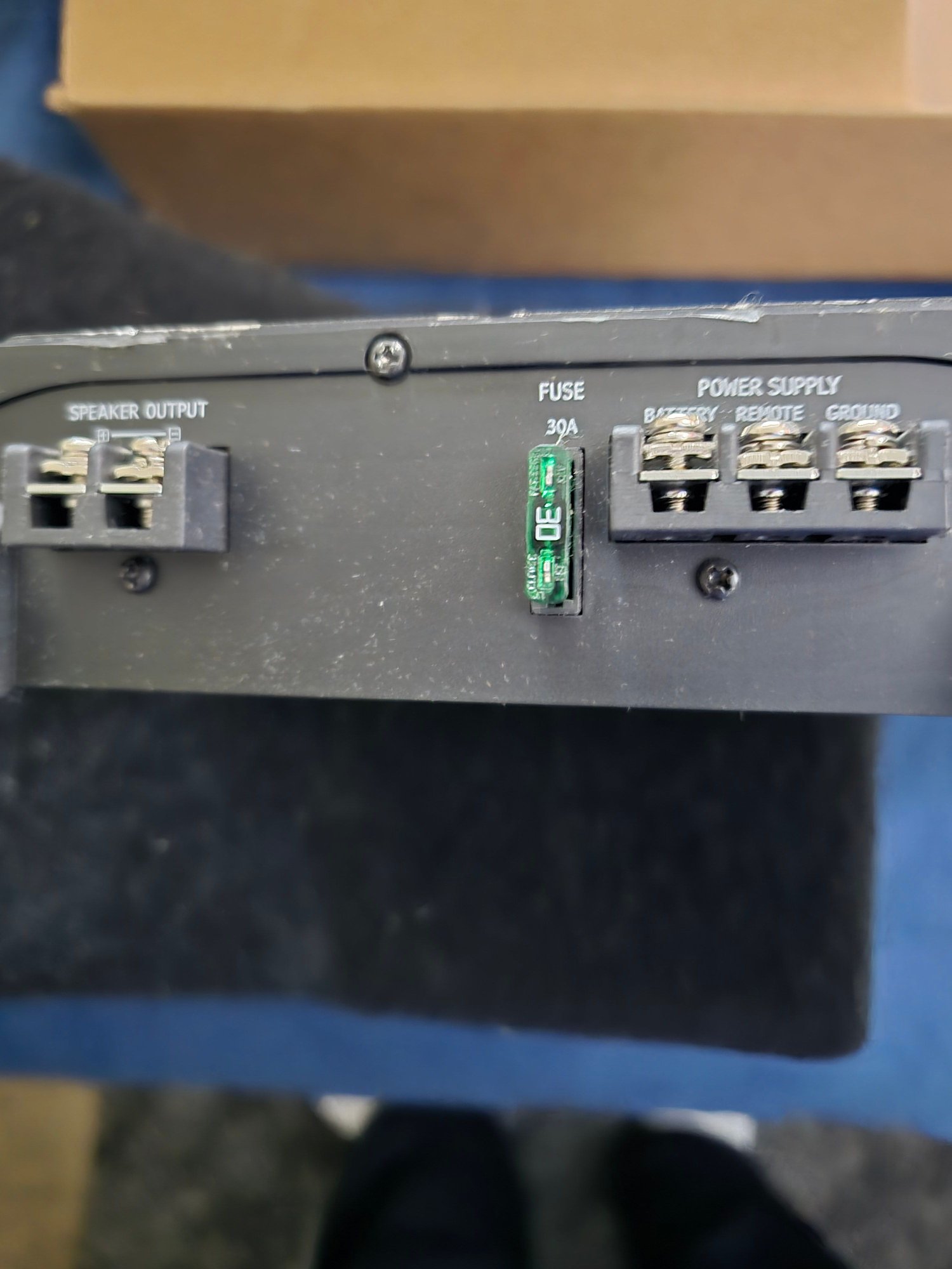 Custom Speaker Box with 10" Sub and Alpine Amp - Ford Truck Enthusiasts ...