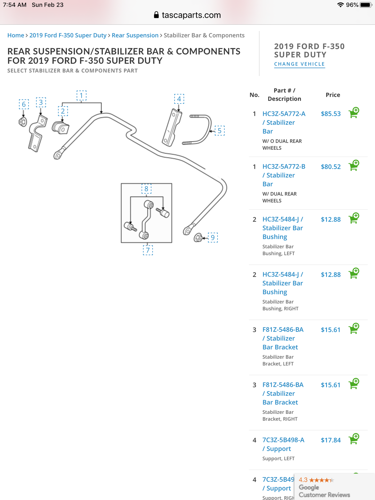 Does adding rear sway bar change payload? - Ford Truck Enthusiasts Forums
