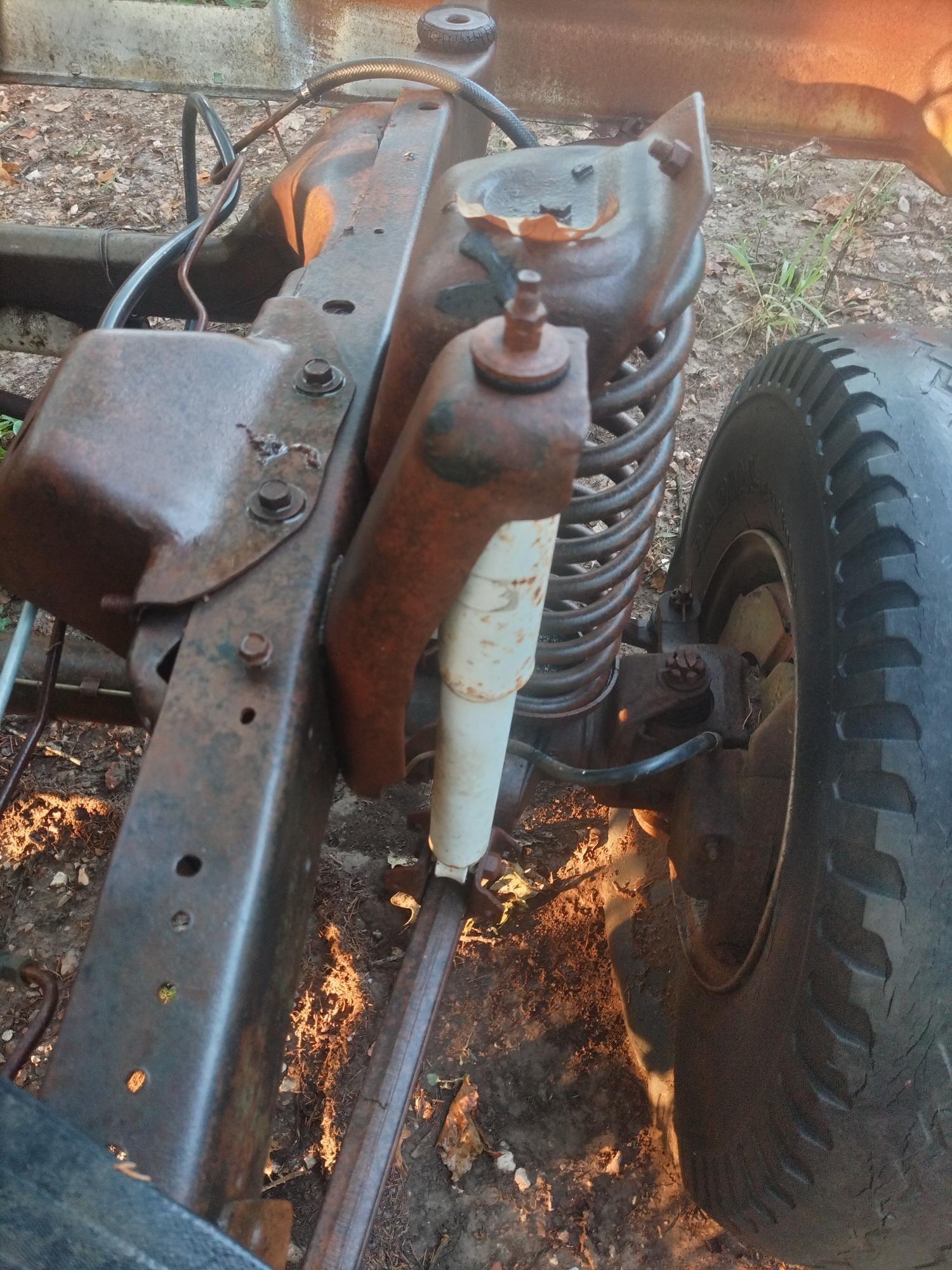 77.5-79 F250 vs F150 Front Shock Mount Questions - Ford Truck ...