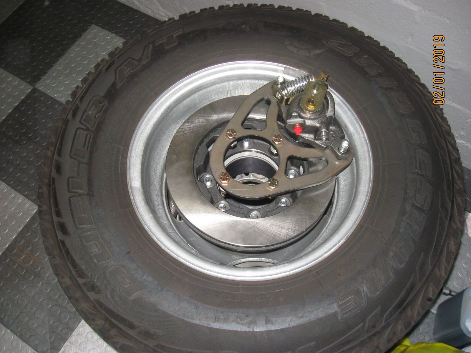 Dana 70 disc brake conversion DUALLY with 16'' steelies, a.k.a. coin ...