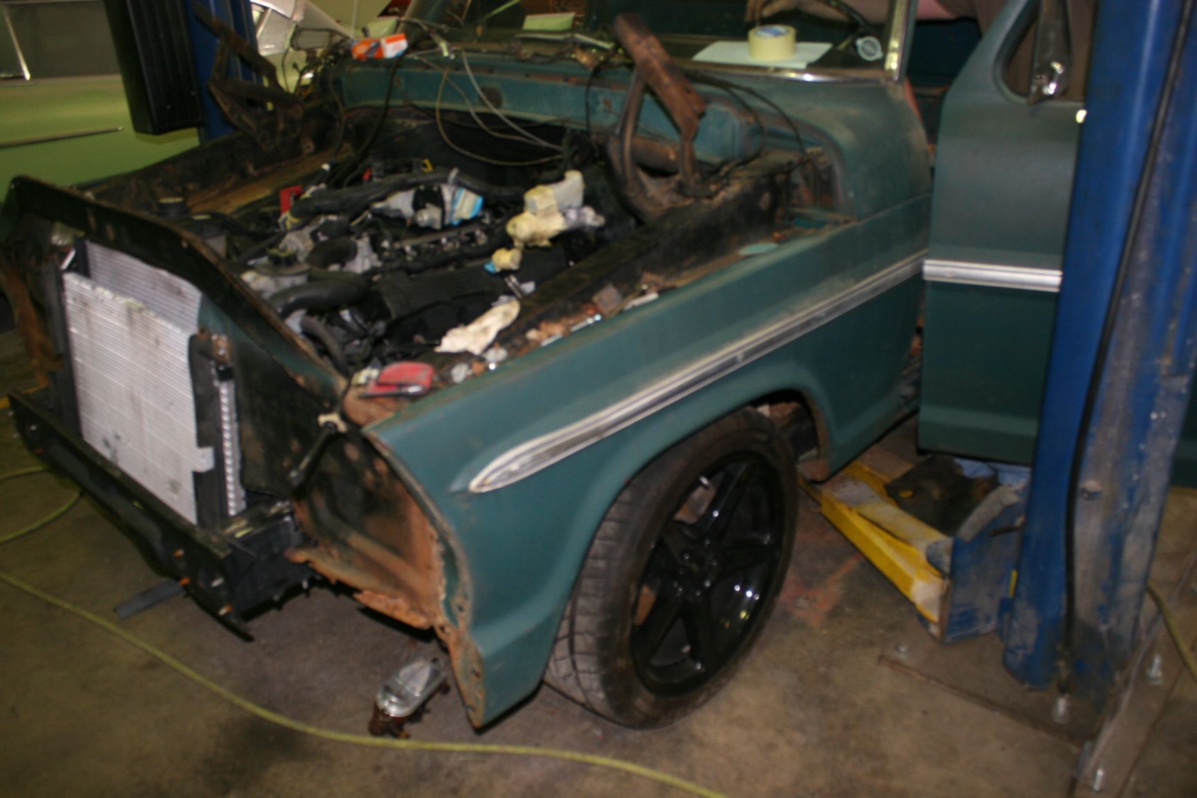 Tetanus build 1968 F100 SWB Crown Vic Full frame swap custom built 4.6 ...