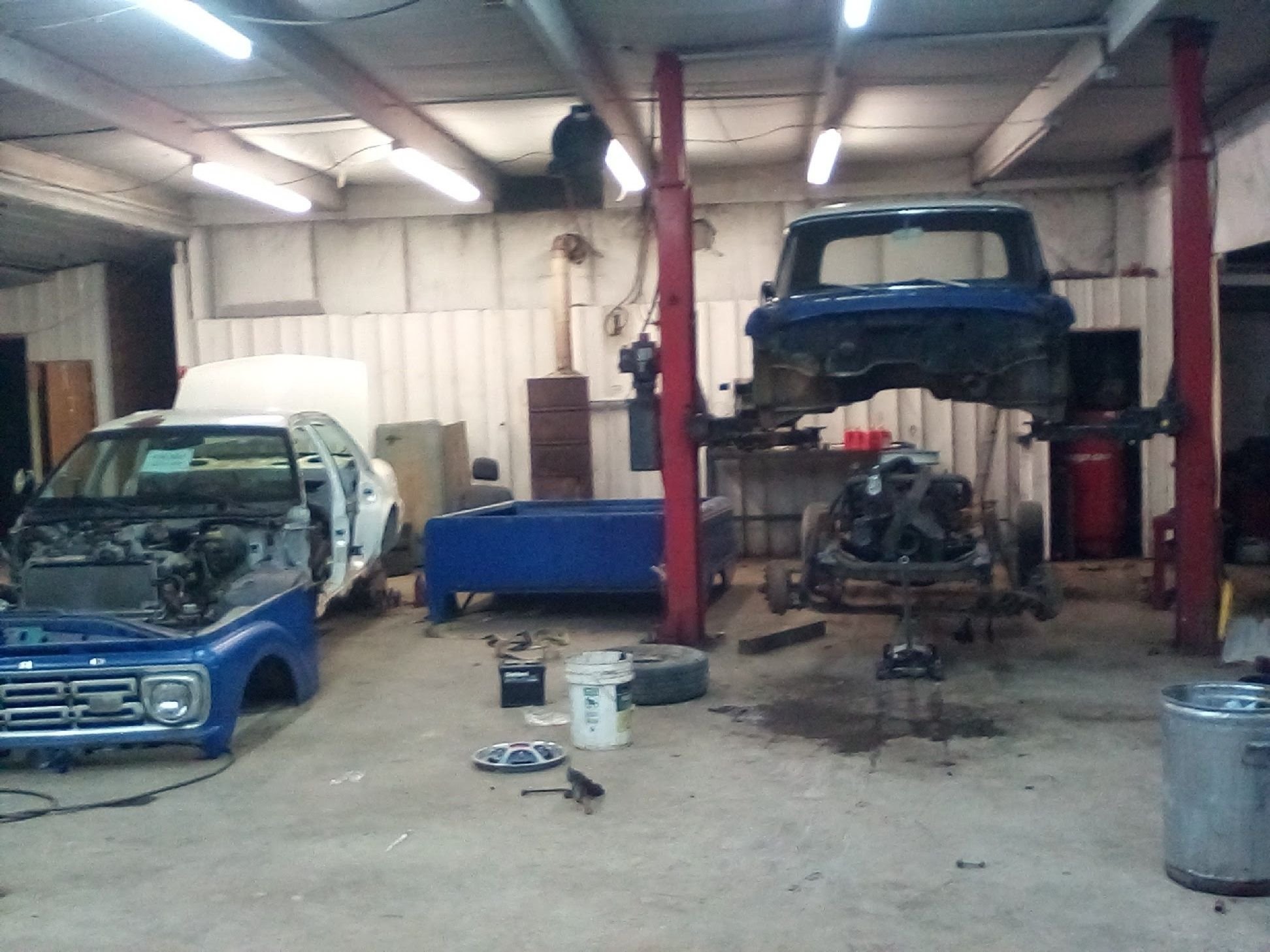 1964 F100 Grand Marquis (Crown Vic) Frame Swap - Ford Truck Enthusiasts ...