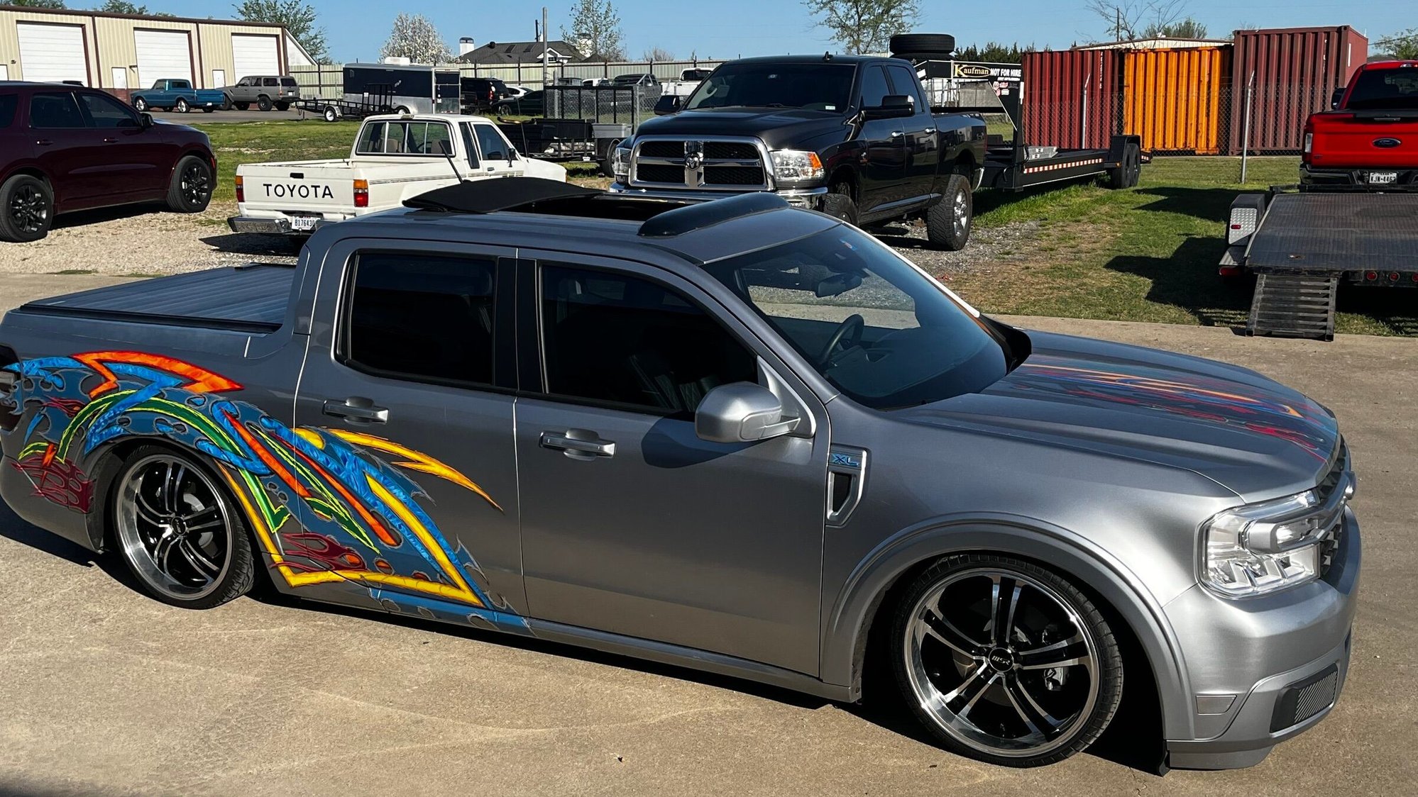 Heavily Modified Ford Maverick Is a Proper Old School Mini-Truck - Ford ...