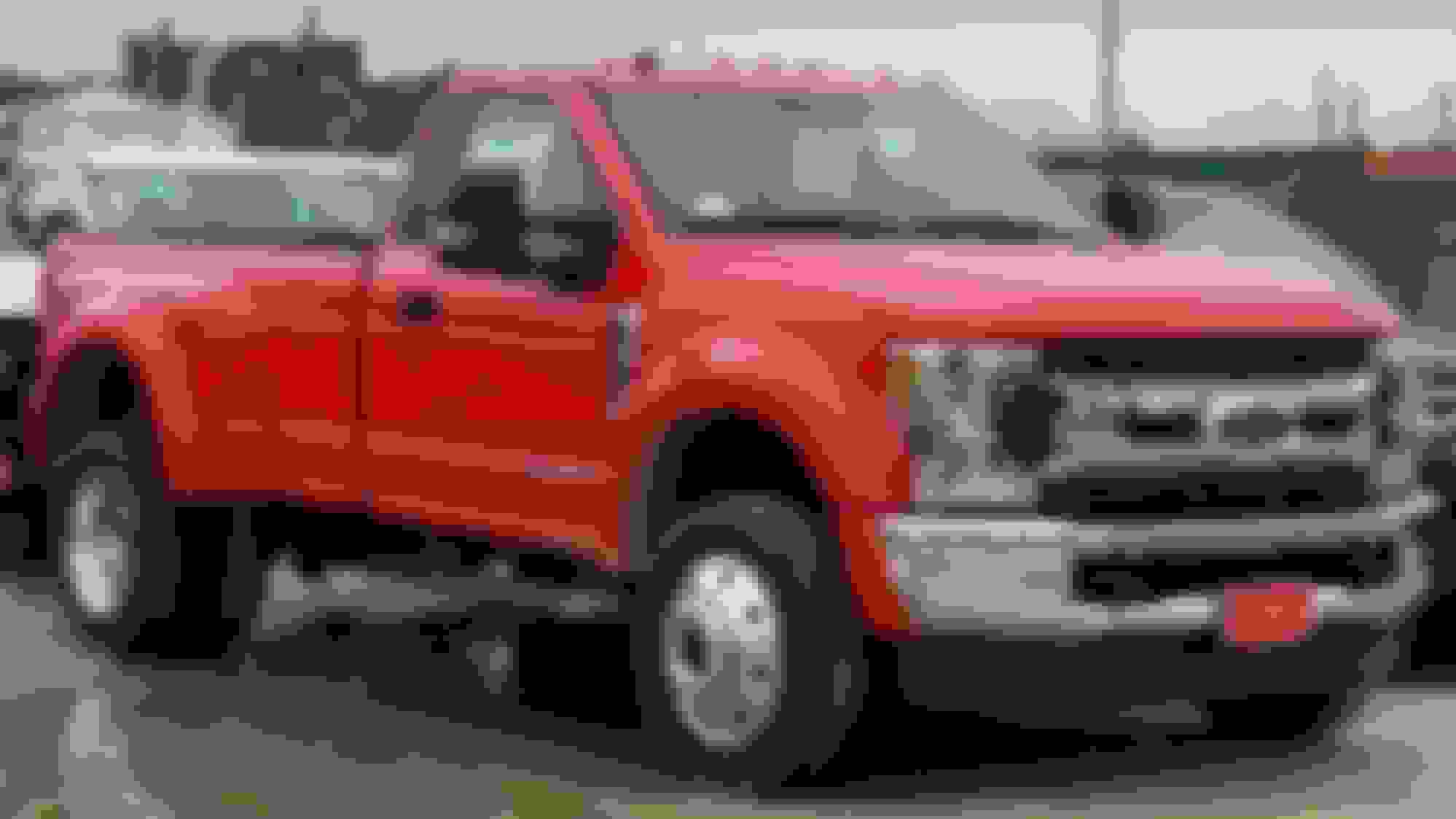 Wehring - 2019 F450 4x4 single cab pickup race red - Ford Truck ...
