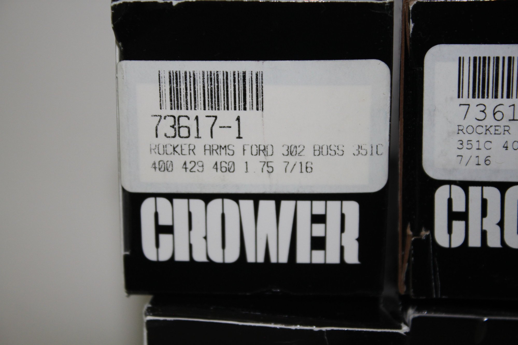 12 Crower Stainless Steel Ford Roller Rockers, 1.75, Boss 302/351C/351M ...