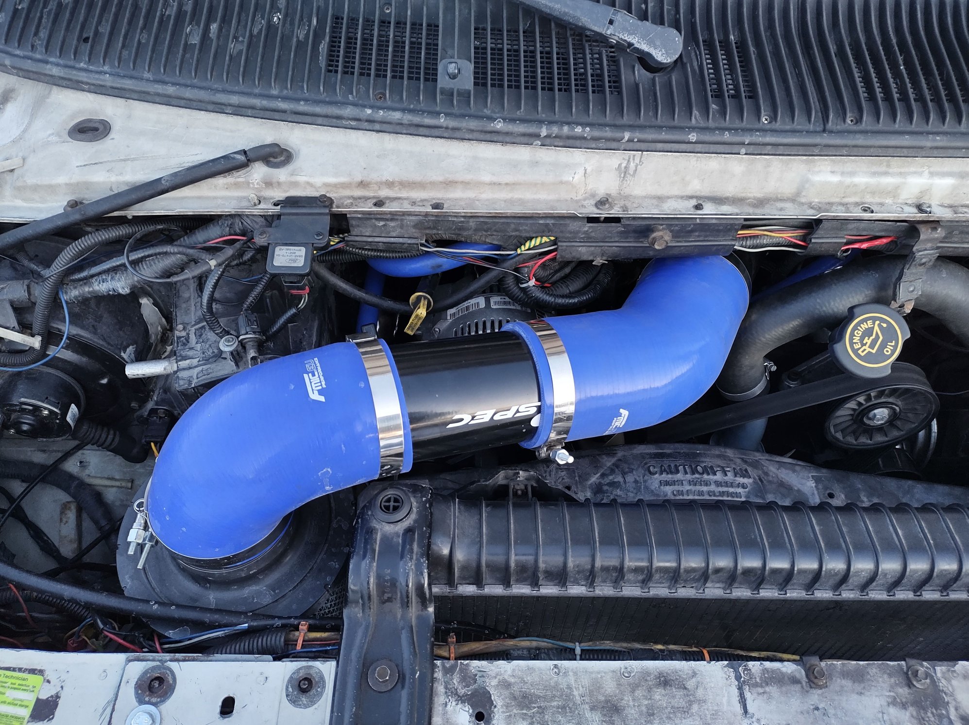 Custom "6637"intake on a Van - Page 2 - Ford Truck Enthusiasts Forums