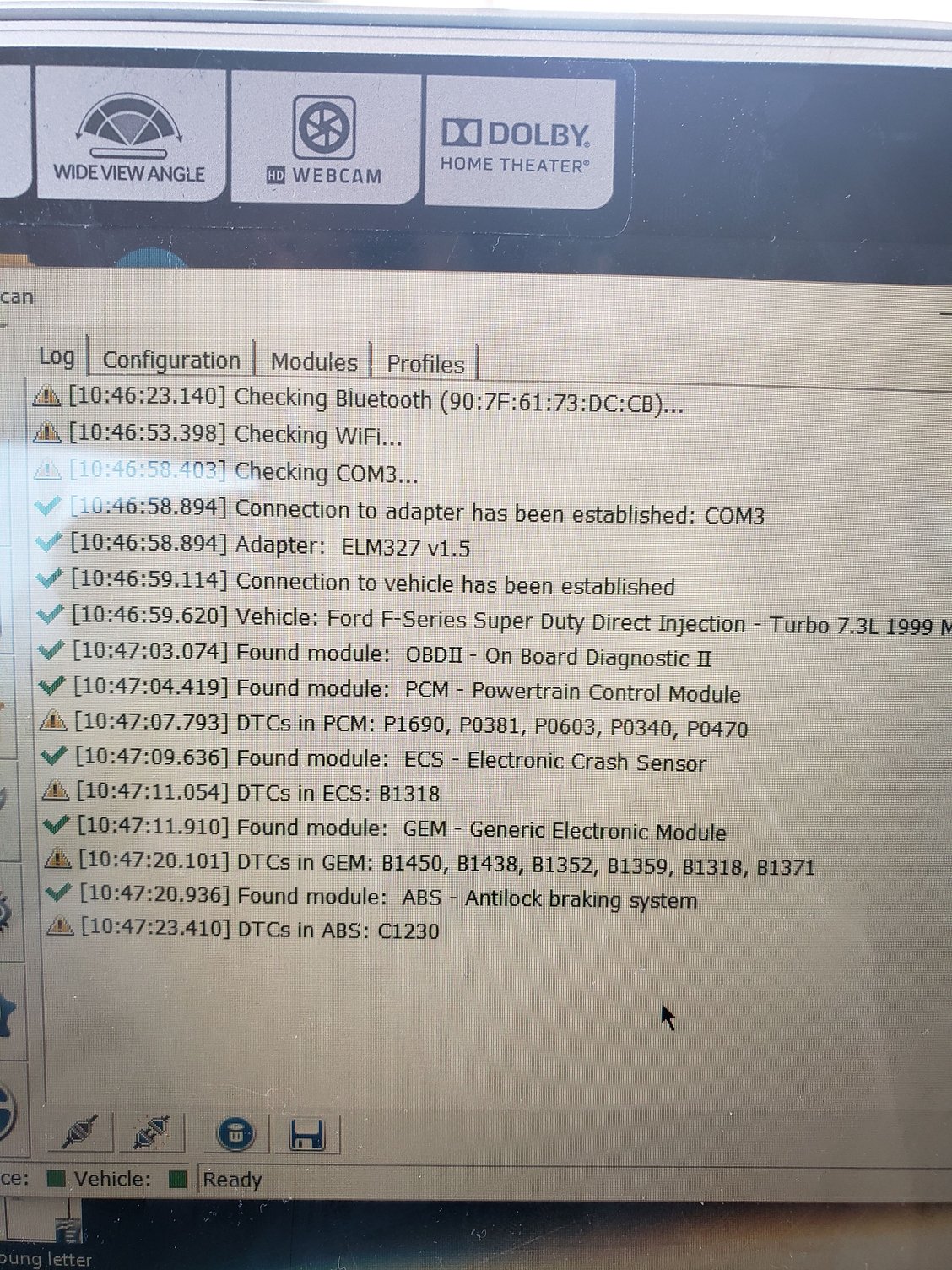 early 99 f250 FORscan - Ford Truck Enthusiasts Forums