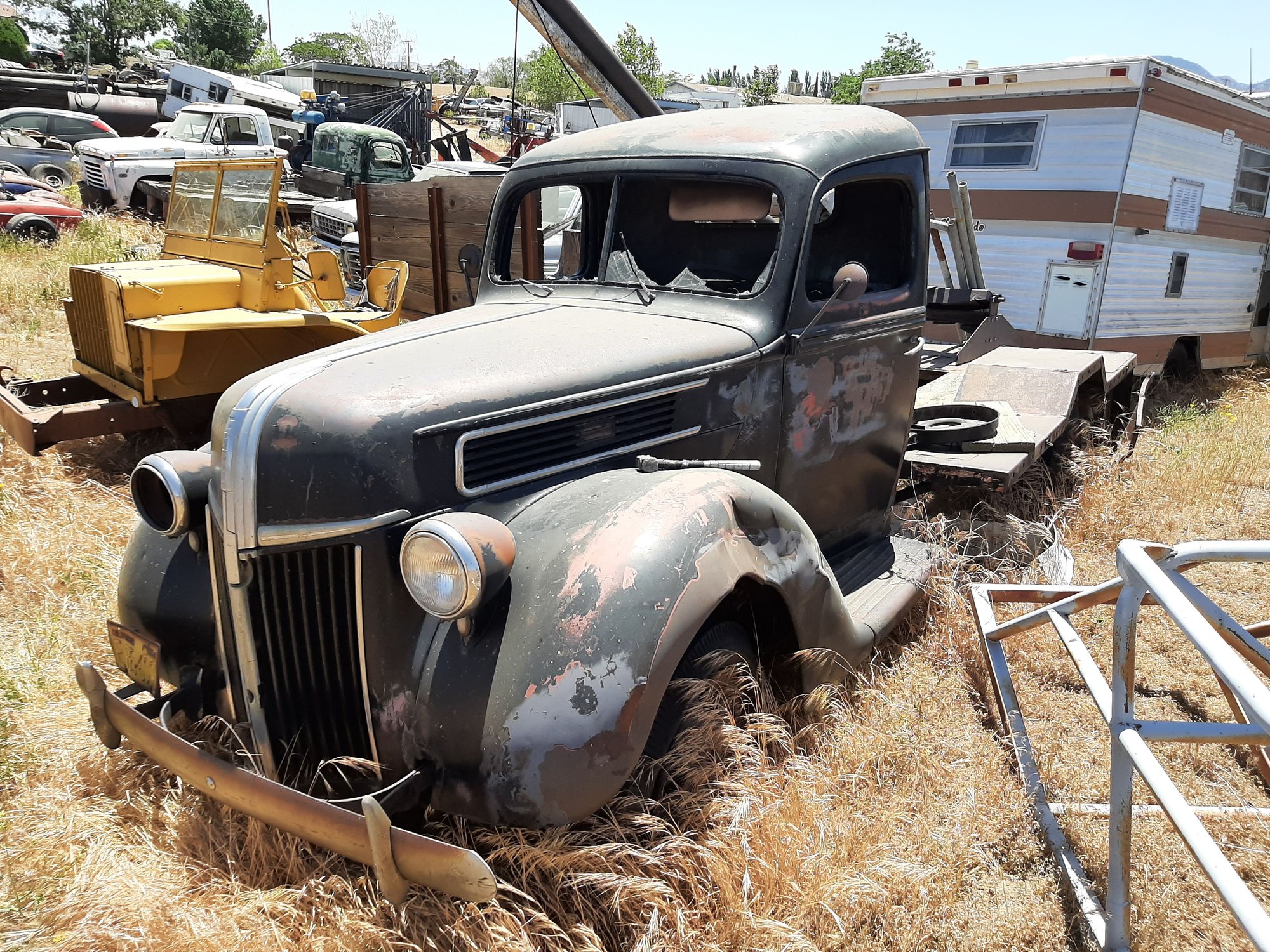 Newbie here. My names Mark. I've got a few Ford trucks. 2 71' Ford tow ...