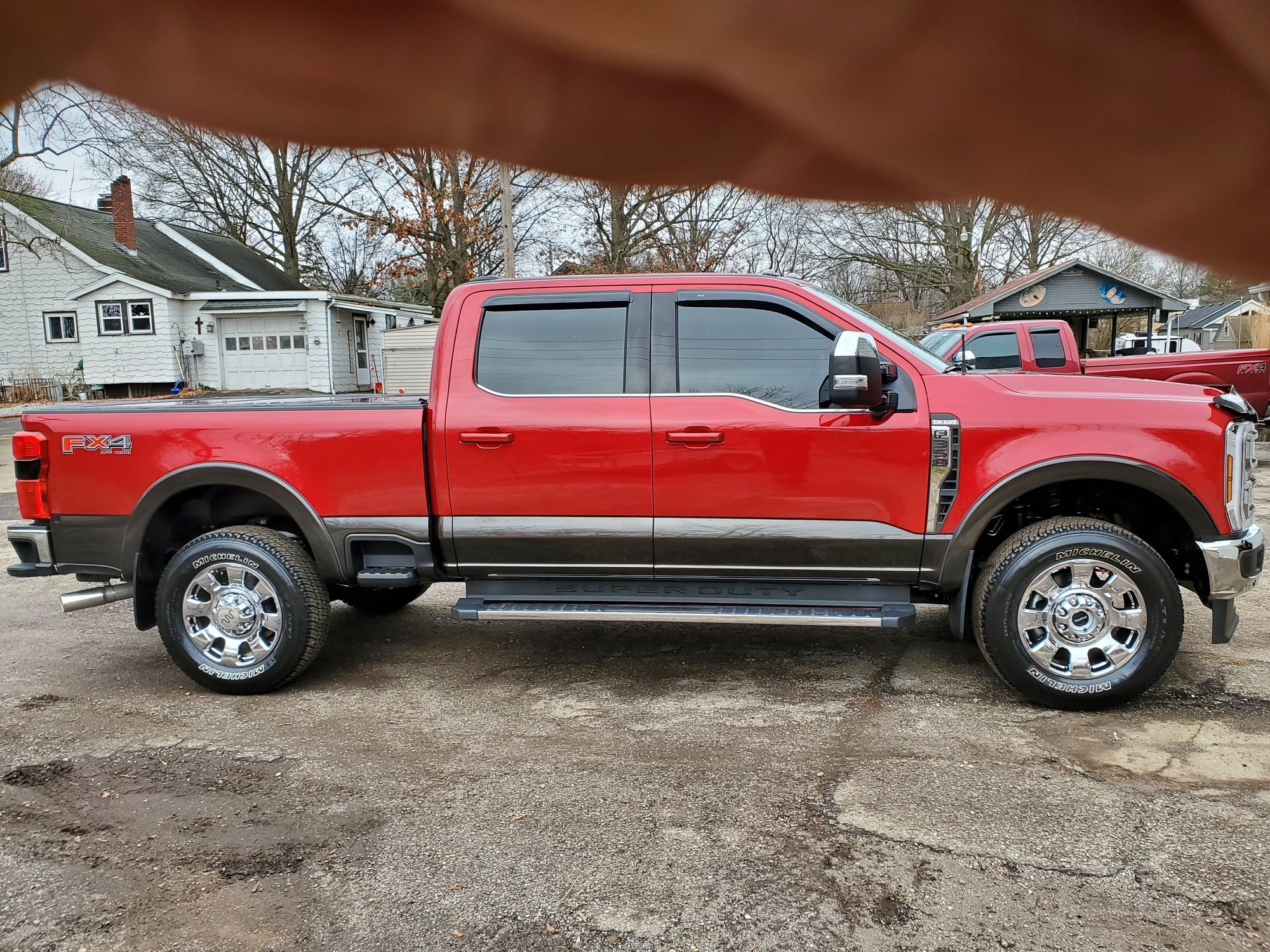 24 F350 Rapid Red/Bronze Metallic King Ranch Updated Mods/Pics From ...