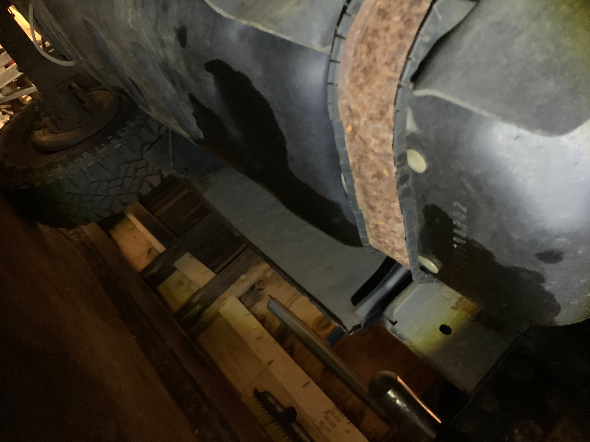 3rd fuel line coming from tank, rotted out and leaking fuel? - Ford ...