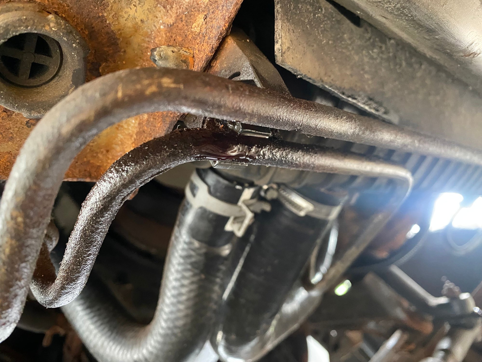Transmission Oil Cooler Line Fix - Ford Truck Enthusiasts Forums