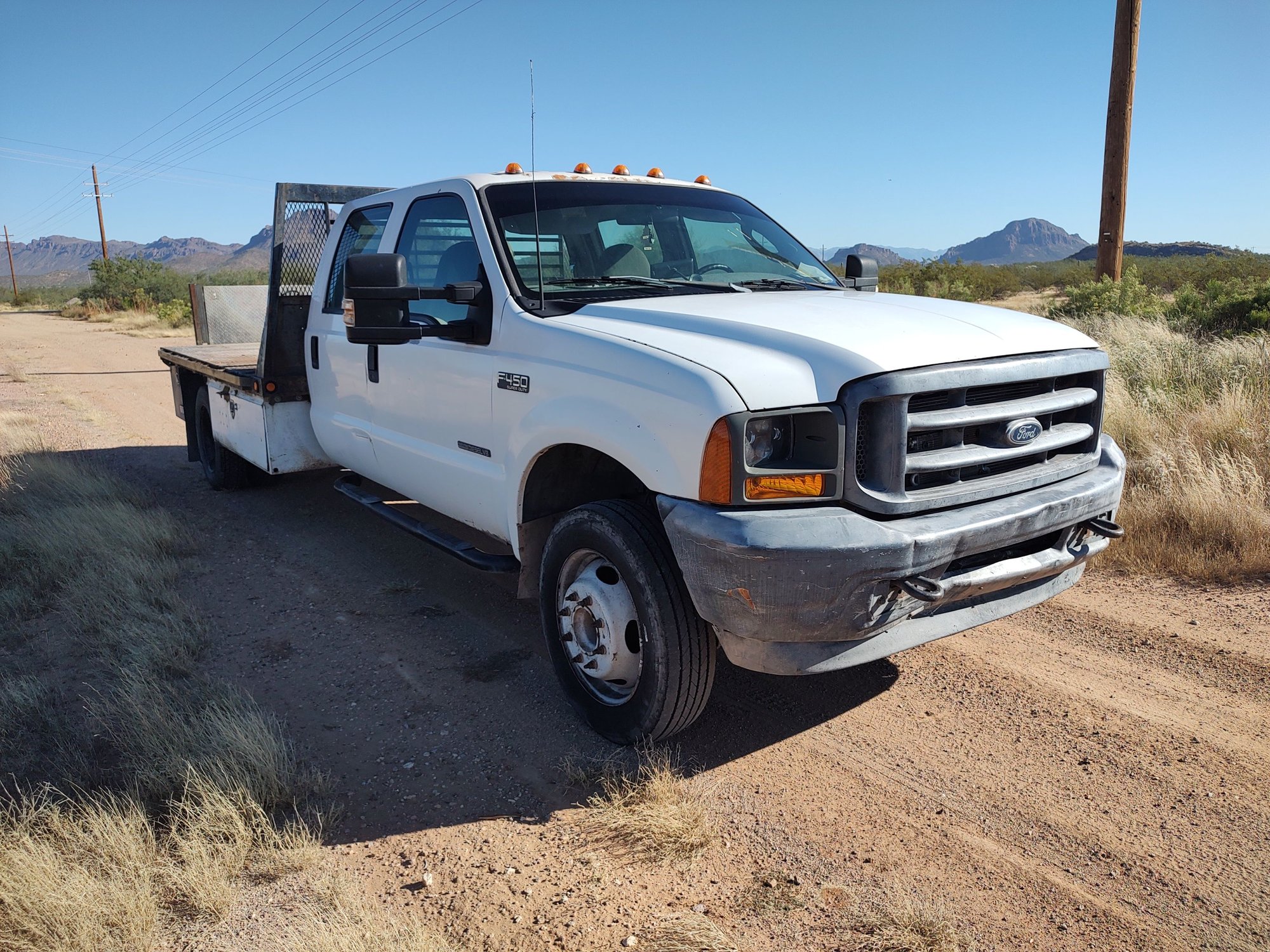 For Sale 2000 F450 Crew Cab Flatbed work truck - Ford Truck Enthusiasts ...