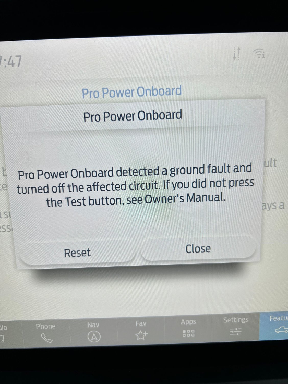 Pro Power Onboard Fault Message - Ford Truck Enthusiasts Forums