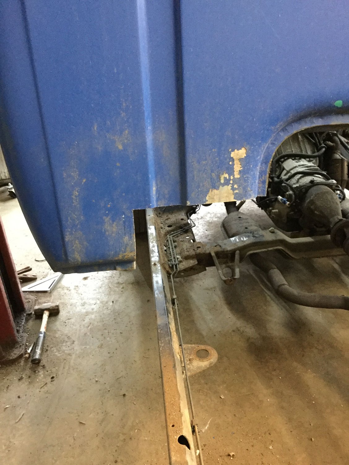 1964 F100 Grand Marquis (Crown Vic) Frame Swap - Ford Truck Enthusiasts ...