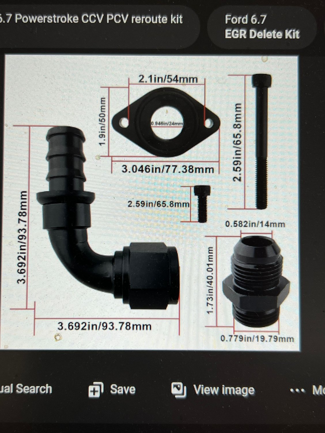 CCV delete fittings needed - with out hoses - Ford Truck Enthusiasts Forums