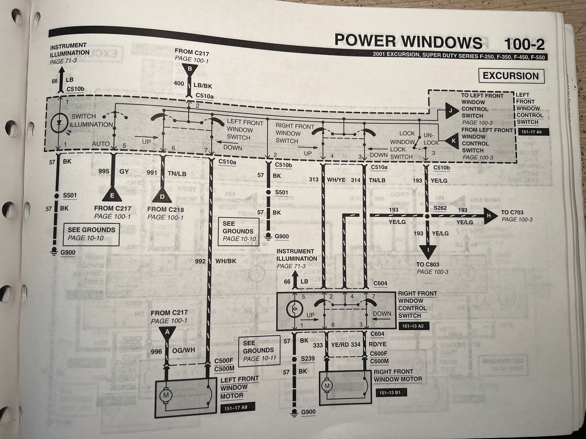 Excursion Rear Window Goes Up, Not Down - Ford Truck Enthusiasts Forums
